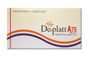 What is deplatt 75 mg and uses