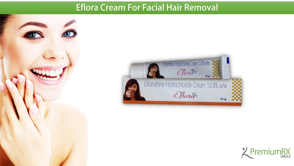 Eflora Cream For Facial Hair Removal | PremiumRx- Online Pharmacy