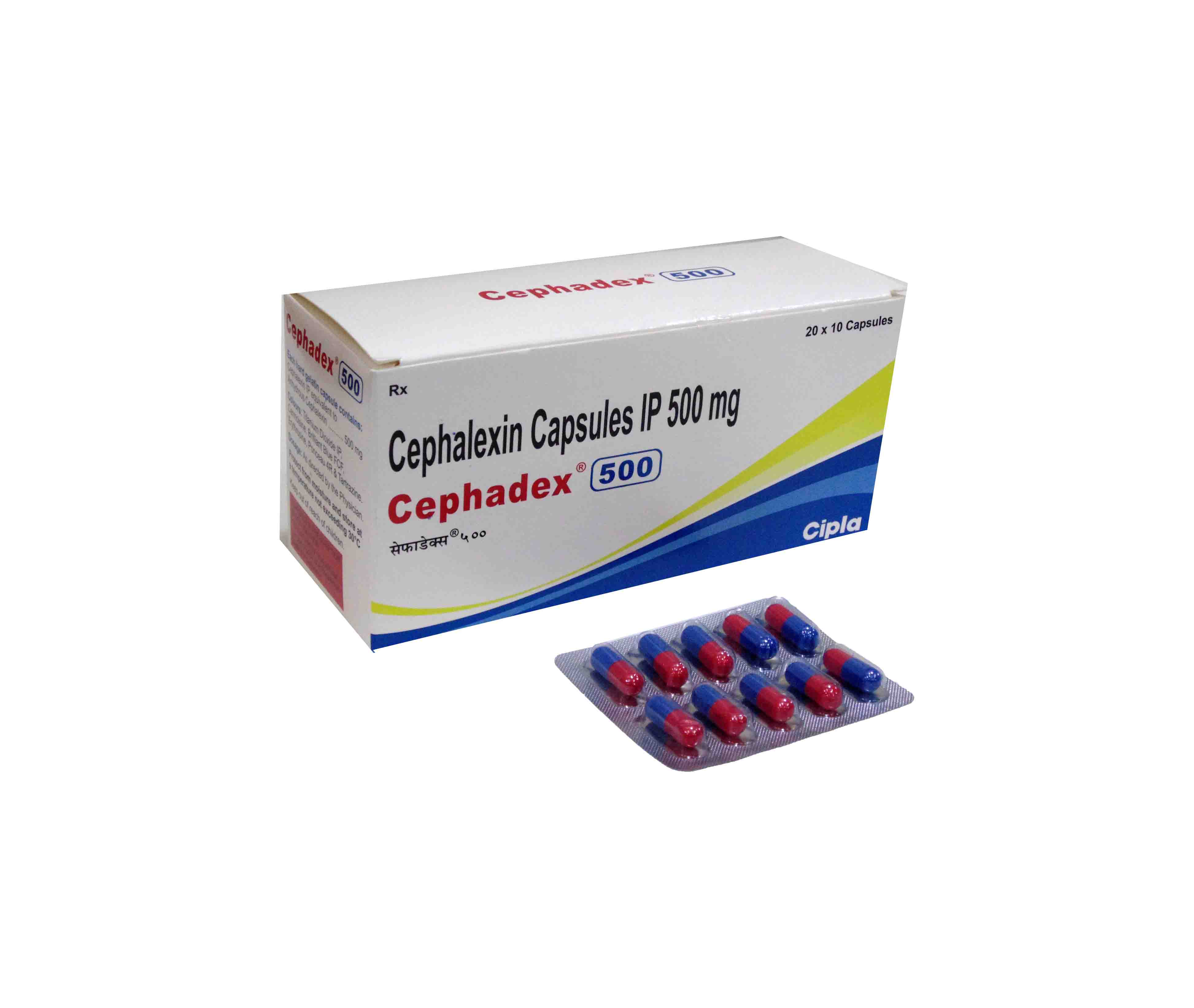 Phexin 500 mg (Cephalexin Monohydrate) online at lowest price