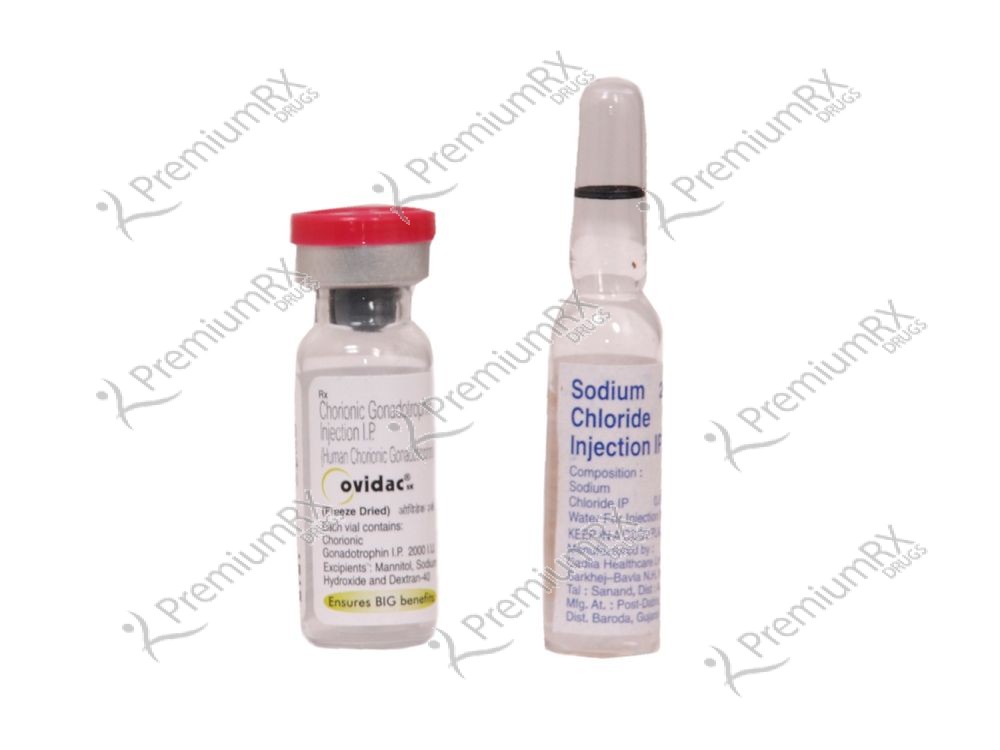 Ovidac 2000 i.u Injection, Ovidac 2000 hcg
