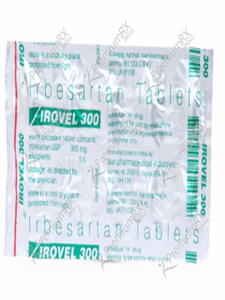 Irovel 300 mg (Irbesartan) Tablet online at lowest price